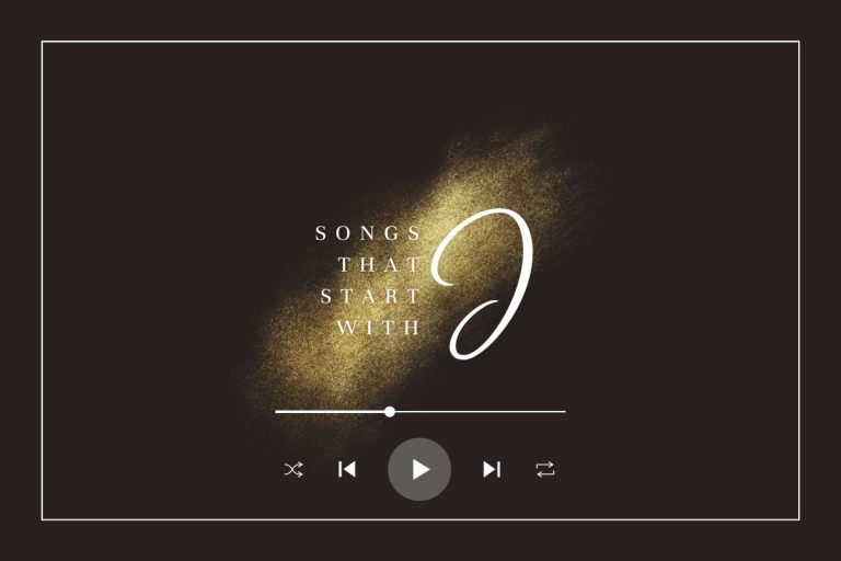 500 Songs That Start With J - Your Music Charts